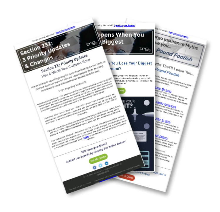 Compliance Newsletter | United States Importing | Trade Risk Guaranty