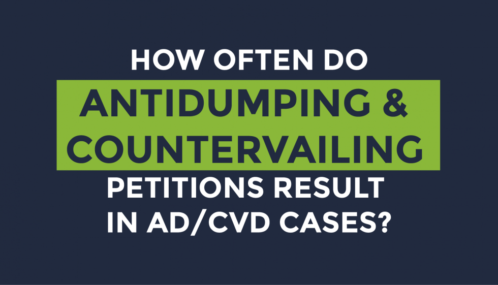 Antidumping and Countervailing Petitions to Cases Trade Data
